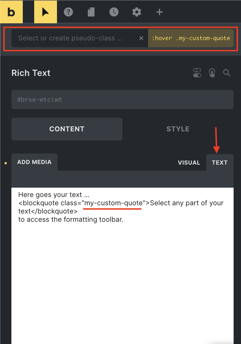 Pseudo Classes and Pseudo Elements in Bricks Builder Pseudo Classes and Pseudo Elements in Bricks Builder